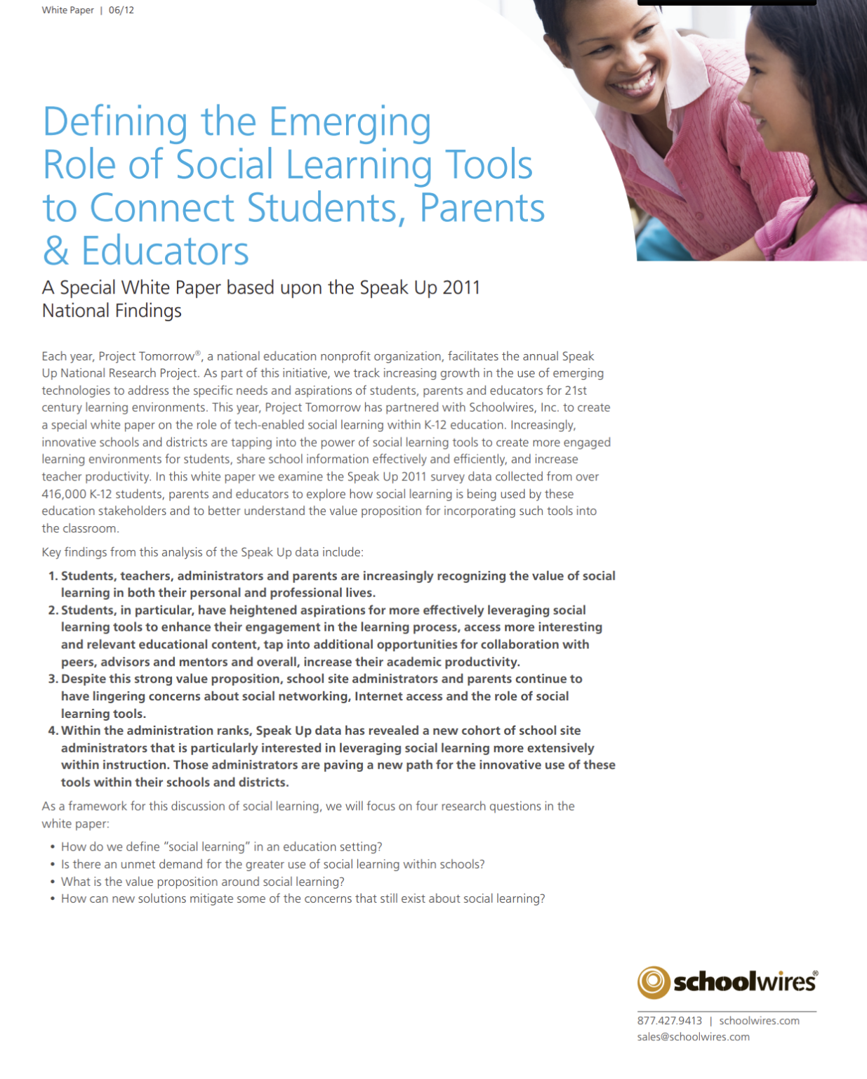 Defining the emerging Role of Social Learning Tools to Connect Students ...